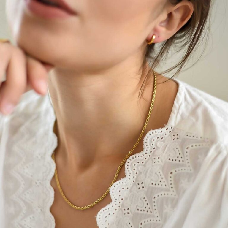 Gold Delicate Rope Chain | Necklaces | A Weathered Penny
